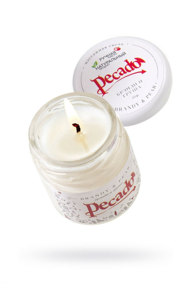 Массажная свеча Pecado BDSM Brandy & Pear, 35мл.