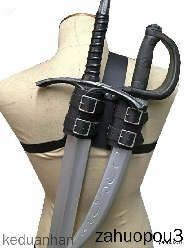 Артэ Портупея для 2х мечей викингов на спину