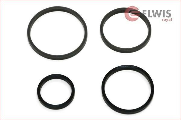 Комплект прокладок масляного радиатора ELWIS ROYAL 9426510 Citroen, Ford, Mazda, Peugeot, Toyota, Volvo 1.4Hdi, 1.4Tdci, 1.5Tdci, 1.6Hdi, 1.6Tdci 01> круглые, 4 шт