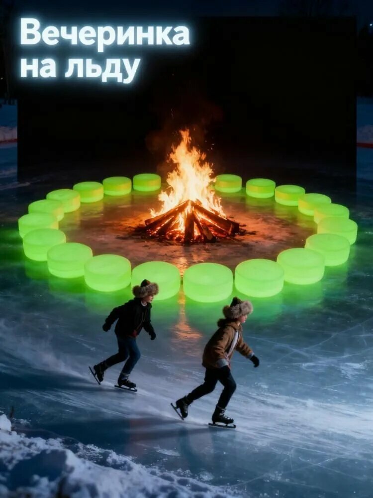 Шайба хоккейная, 1 шт