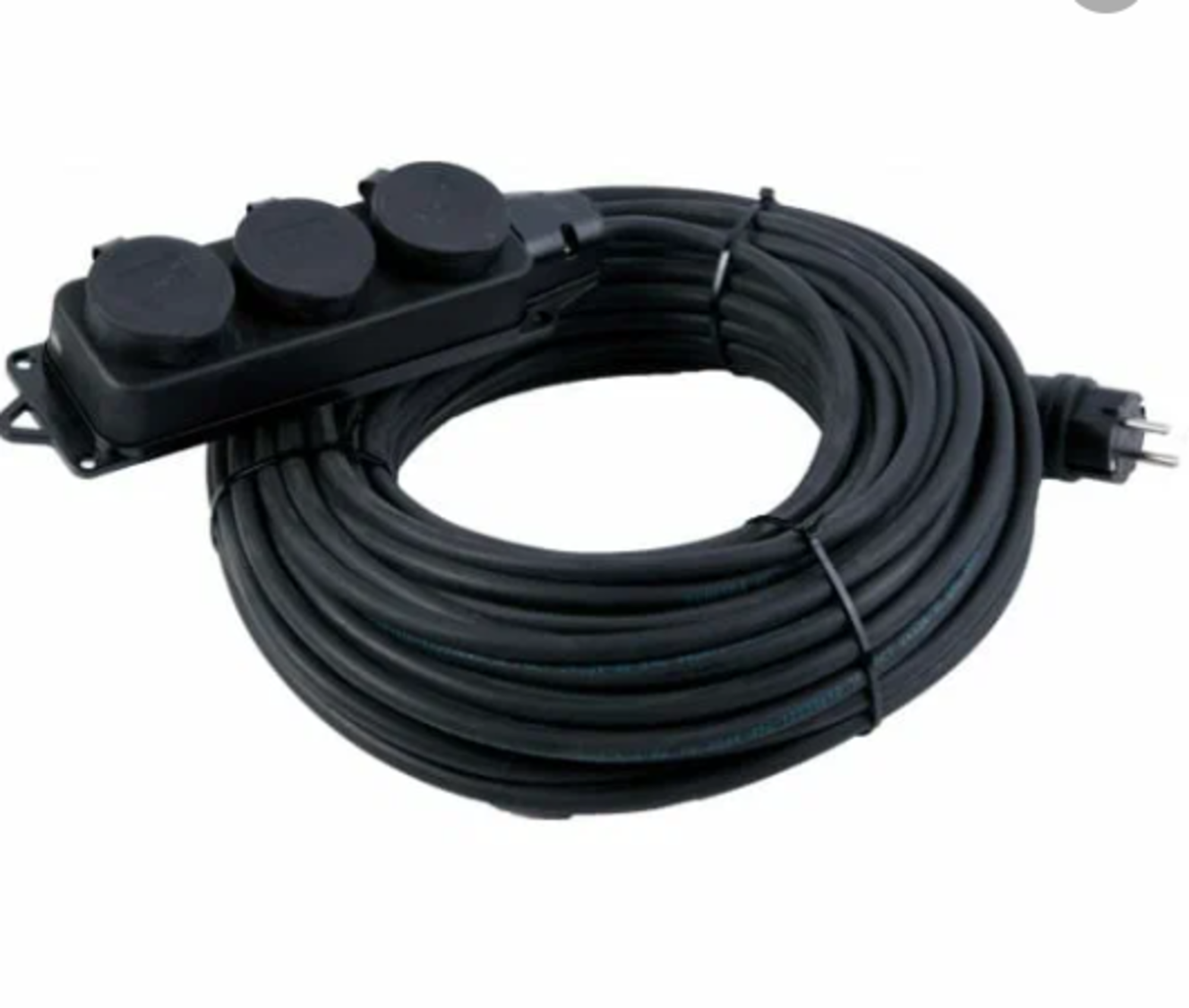 Удлинитель электрический бухта Энкор 20м 3роз. КГ 3*2,5 Атом 50016