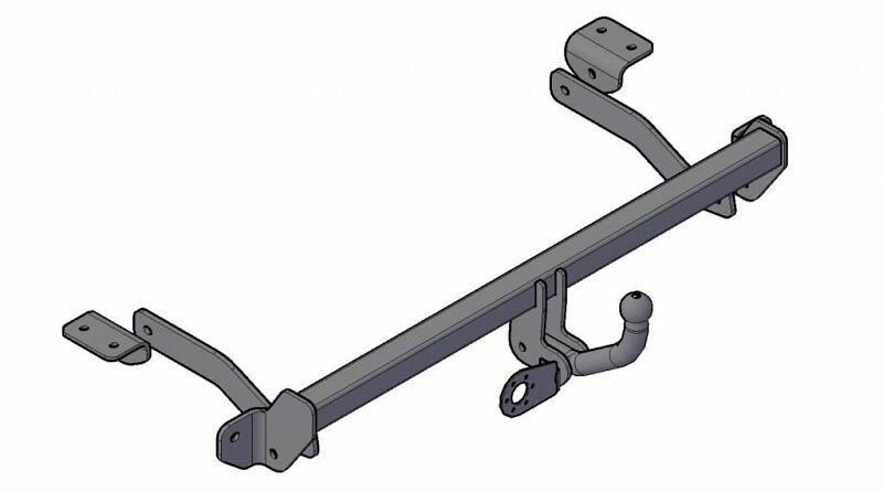 Фаркоп для Peugeot Partner L1 2008-2018, 2018-, Citroen Berlingo L1 2008-2018, 2018-, Toyota Proace City L1 2019-, Opel Combo L1 2018-, Peugeot Rifter L1 2019-, FIAT Doblo L1 2022- крепление шара на двух болтах Трейлер.9510