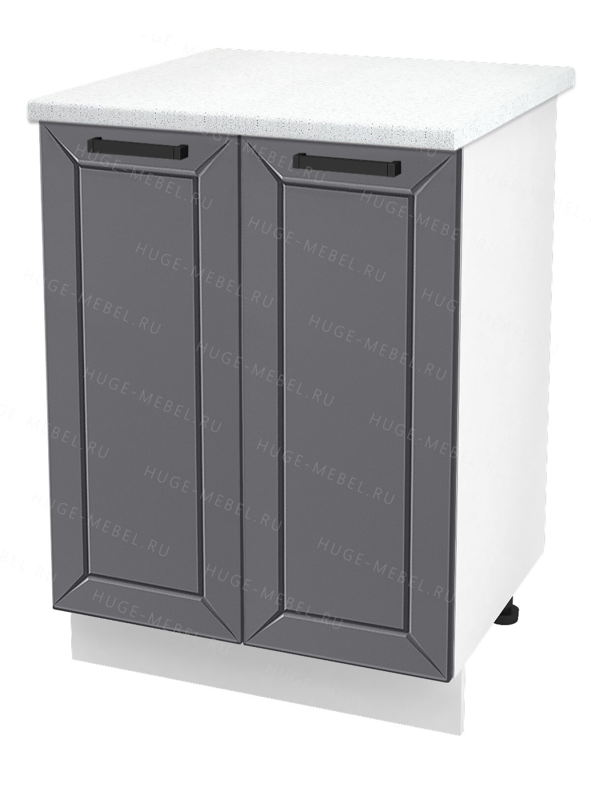 Шкаф кухонный нижний 600 Альфа (вулкан) Huge Mebel. Ширина 600 Высота 840. Модули кухонные нижние