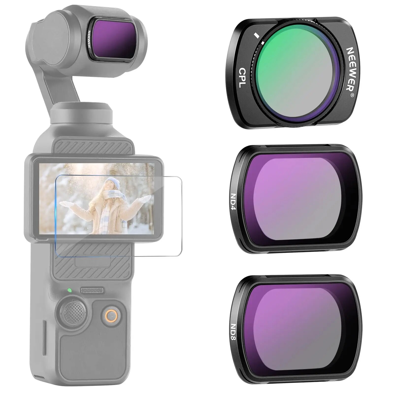 NEEWER Фильтры ND CPL для DJI Osmo Pocket 3