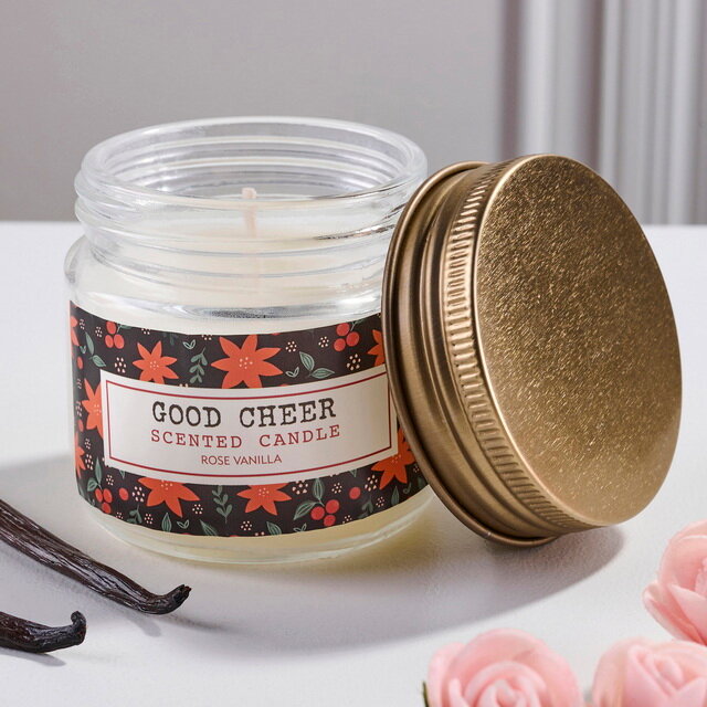 Ароматическая свеча Good Cheer: Роза и Ваниль 6 см, Koopman (Купман), 420212830-2