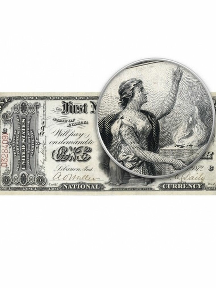1 доллар 1872 США Лебанон штат Индиана, копия