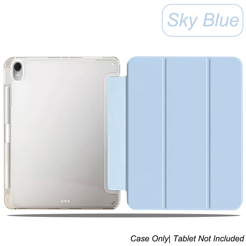 Защитный корпус для планшетов для iPad 10th/11th 2022/2025 Акриловая прозрачная задняя оболочка, мягкие края деликатная поверхность ощущения кожи, версия защиты все включено чехол для планшета прозрачная задняя крышка