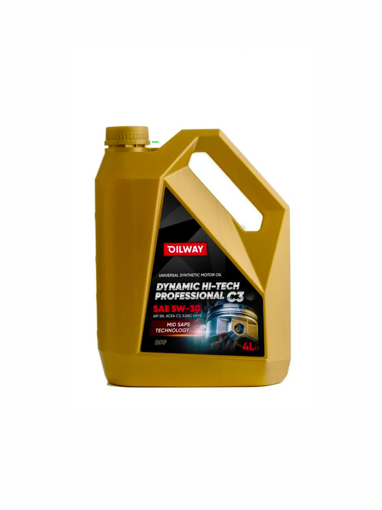 Моторное масло OILWAY Dynamic Hi-Tech C3 5w30, API SN, ACEA C3, 4 л 4640076016473