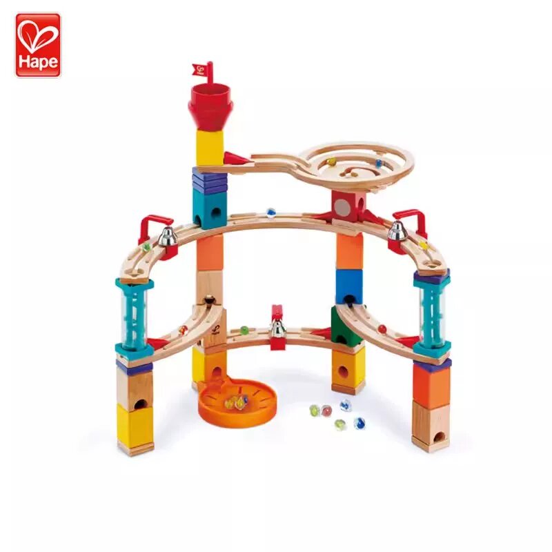 Hape Quadrilla Башня Битвы Мраморная Трек Система для Детей - Интерактивная Образовательная Игрушка STEM с 50+