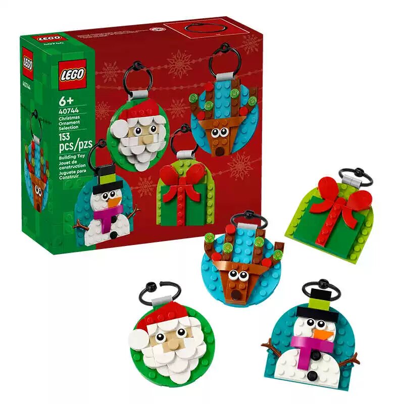LEGO Holiday Edition Рождественское украшение DIY для детей, подарок, 40744 модель