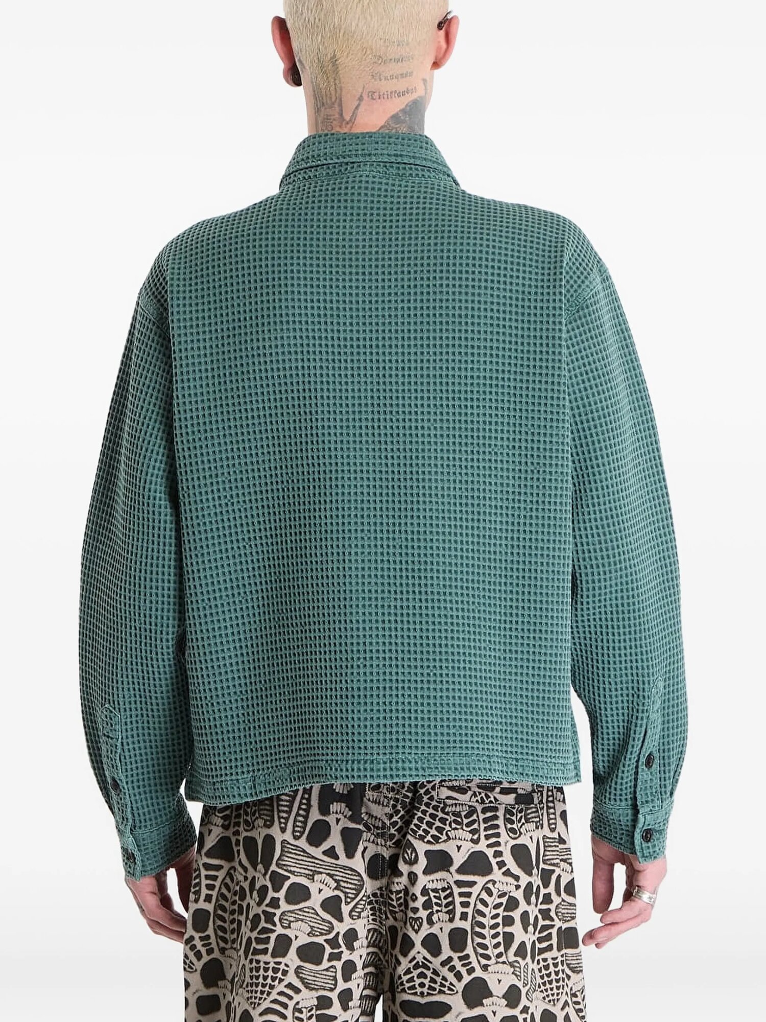 Рубашка BRAIN DEAD Waffle-knit shirt, размер L — фото 1