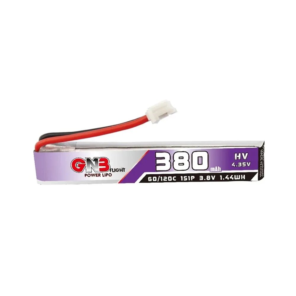 Аккумулятор 1-10Pcs GNB 1S 380mAh HV 3.8V 60C/120C Lipo Battery