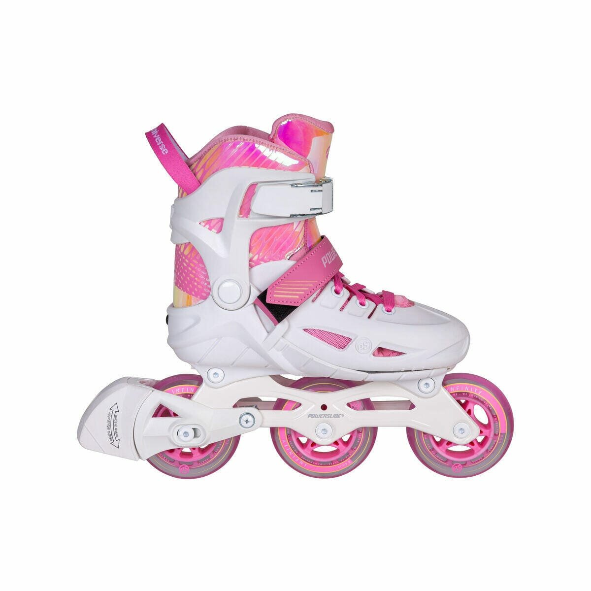 DECATHLON ролики Powerslide Kids Universe Pink, светло-розовый, размер 29/32