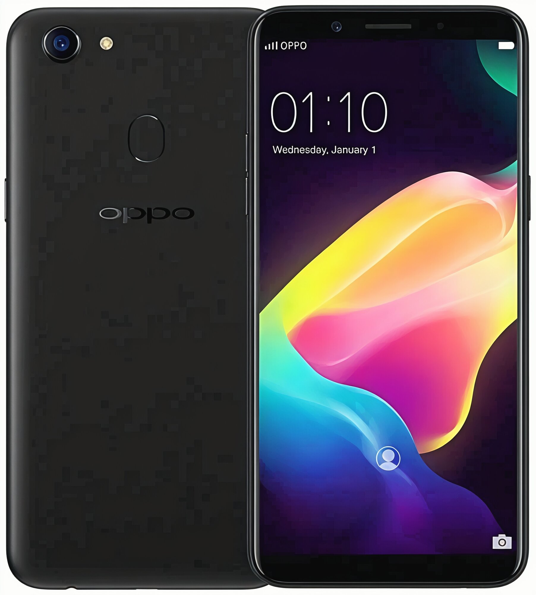 Смартфон OPPO F5, Android 7.1, камера 16-49 Мп, экран 6 дюймов, черный