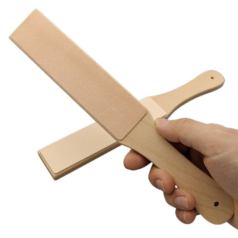 Leather Crafts Polish Sharpening Strop for Kitchen Knives Daggers Hunting Razors