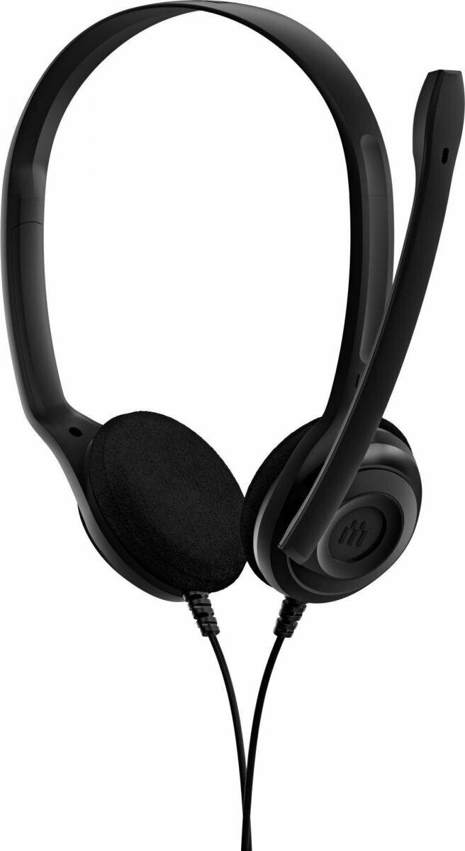 Гарнитура проводная Epos Sennheiser PC 3 Chat, 3.5 мм, накладные, черный, 1000430