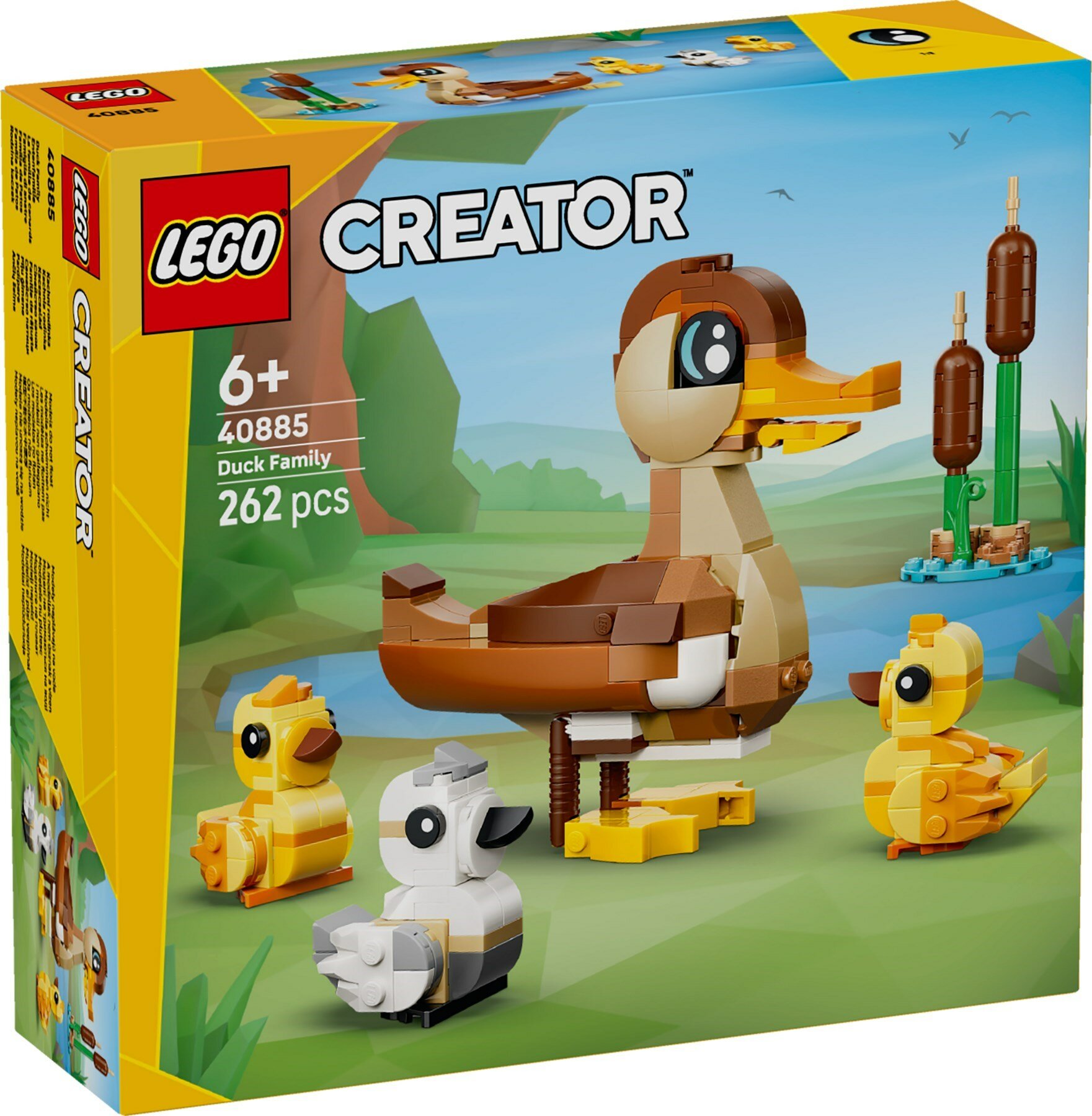 Конструктор LEGO Creator 40885 Семейство уток, 262 детали, 6+