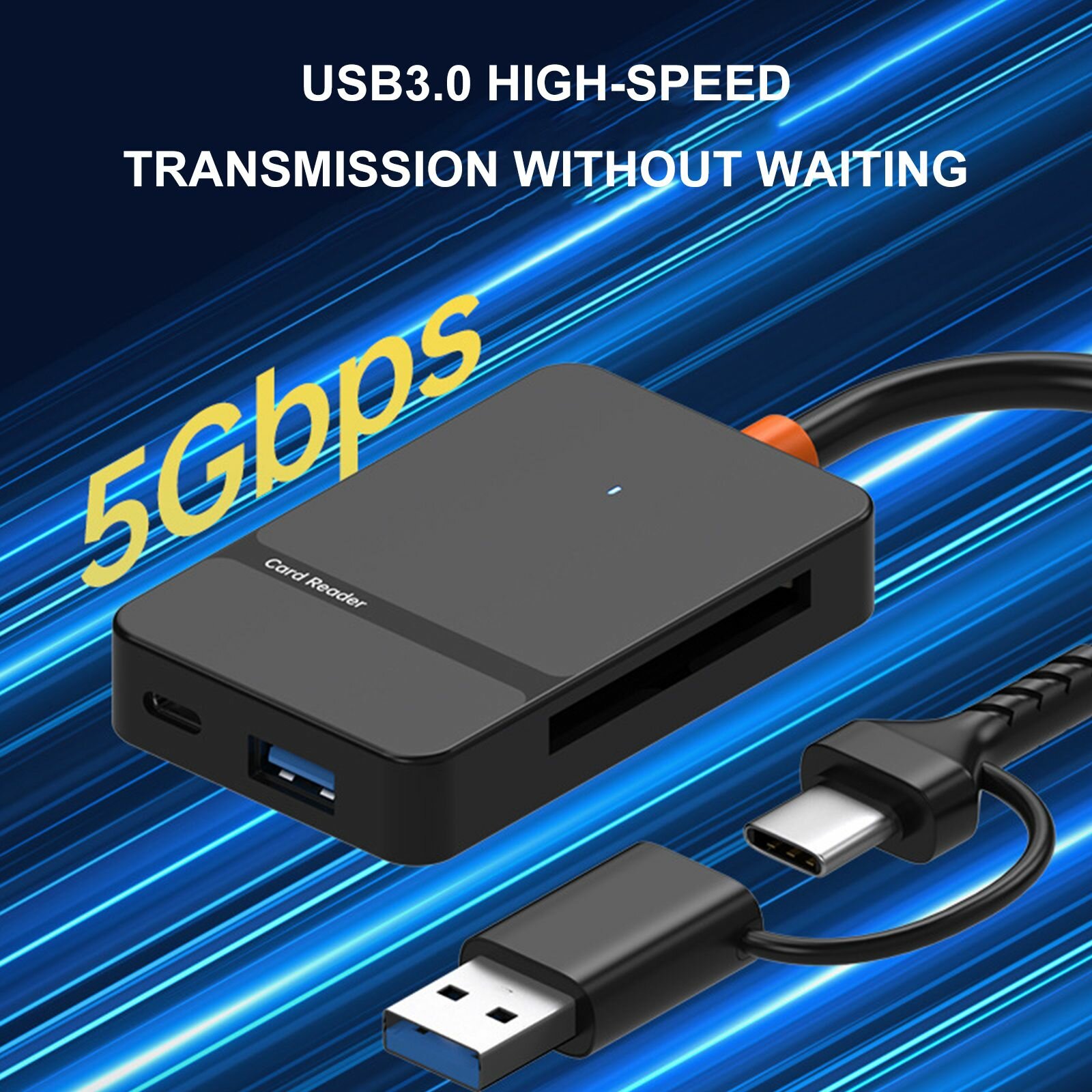 Кардридер для мобильных устройств с технологией OTG USB A и c интерфейсами