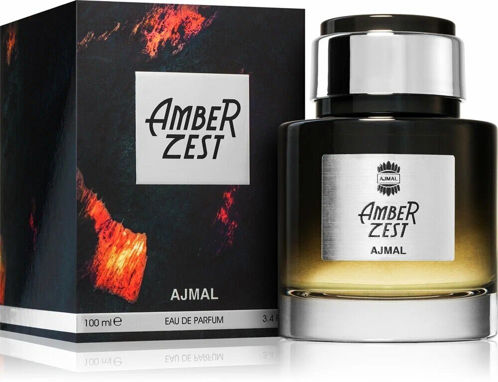 Парфюмерная вода Ajmal Amber Zest, унисекс, древесный аромат, 100мл
