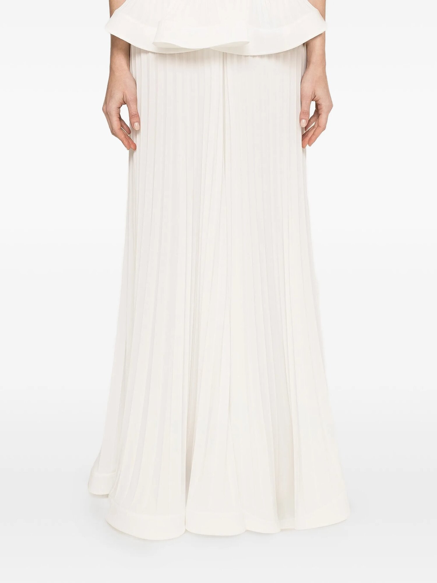 Брюки палаццо Pleated palazzo pants