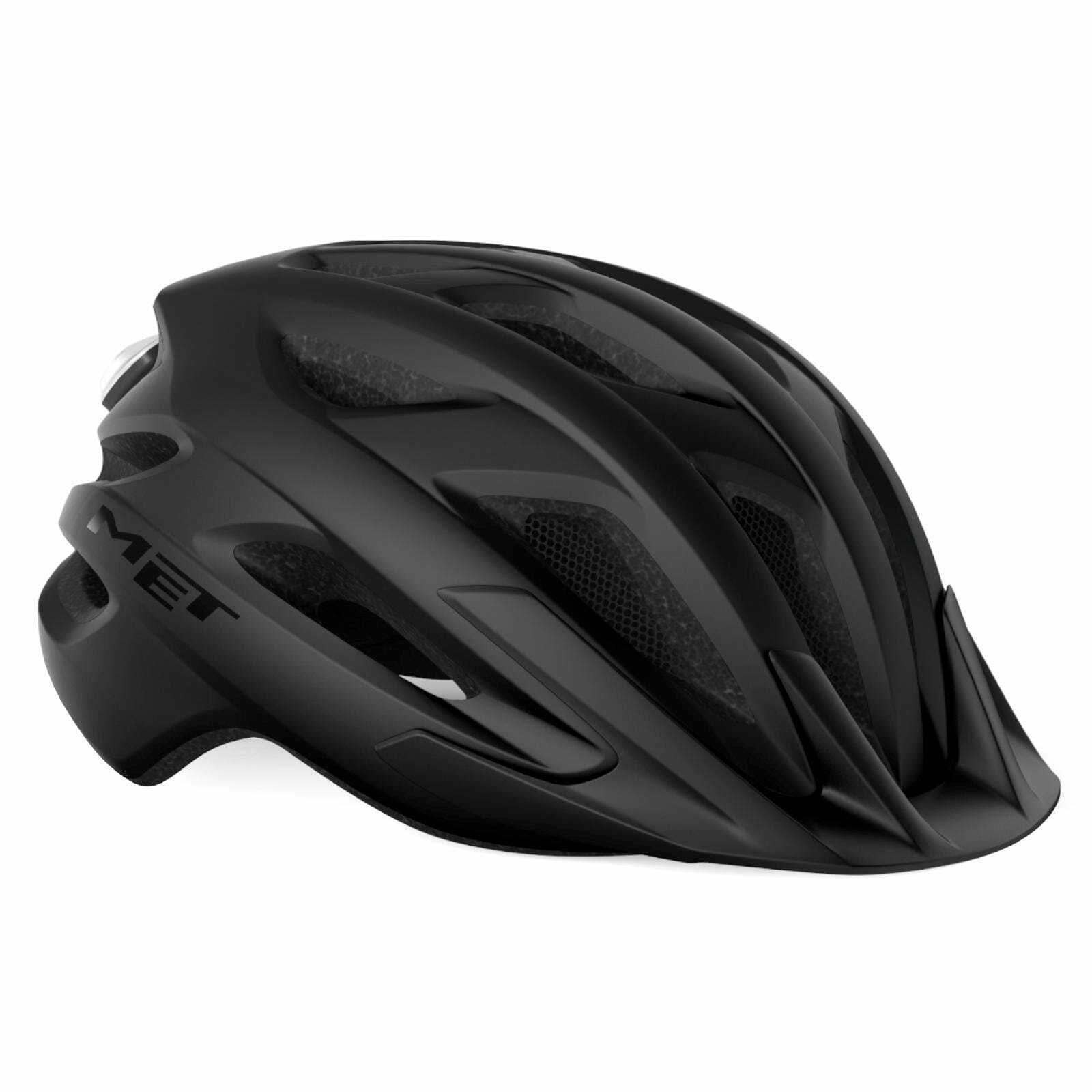 DECATHLON шлем MET Crossover, черный, 52-59 см