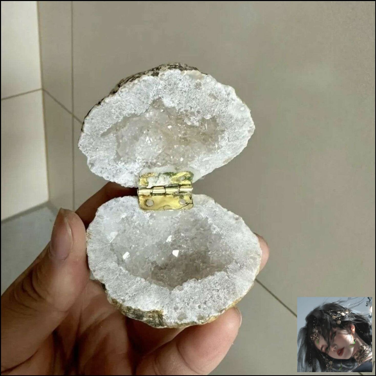 Шкатулка для колец из марокканского хрусталя 5-6cm