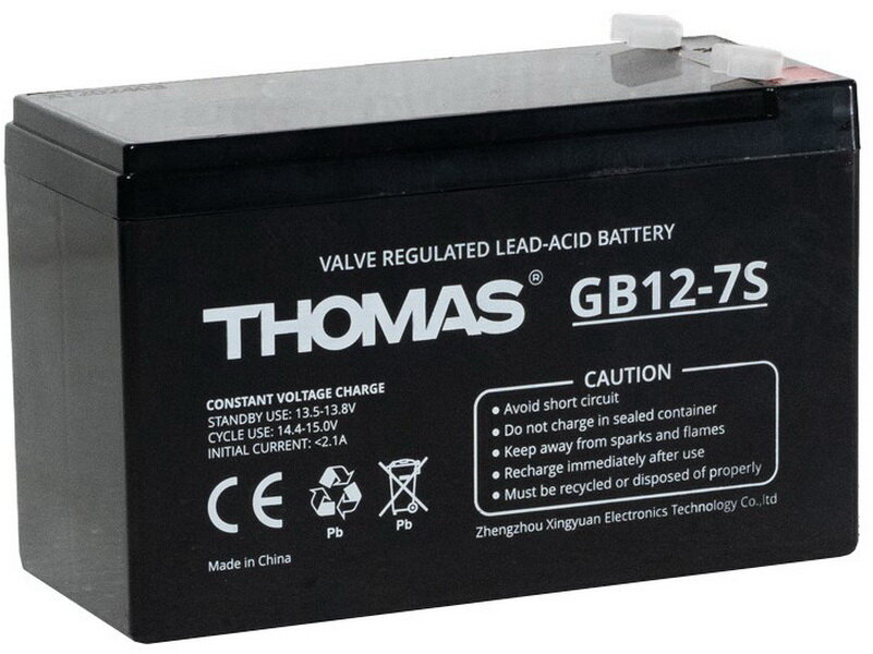 Батарея для ИБП Thomas GB12-7S 12V7Ah