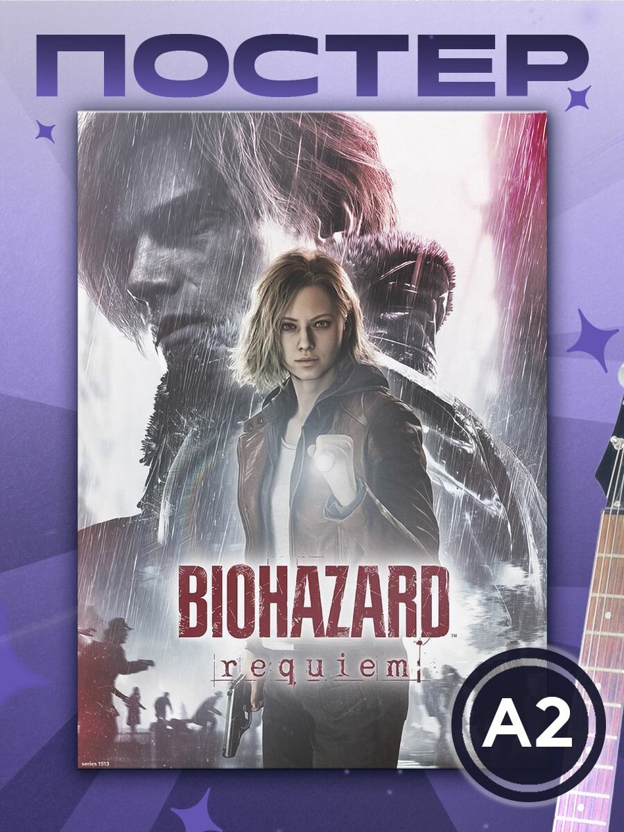 Постеры на стену игра Resident Evil Requiem