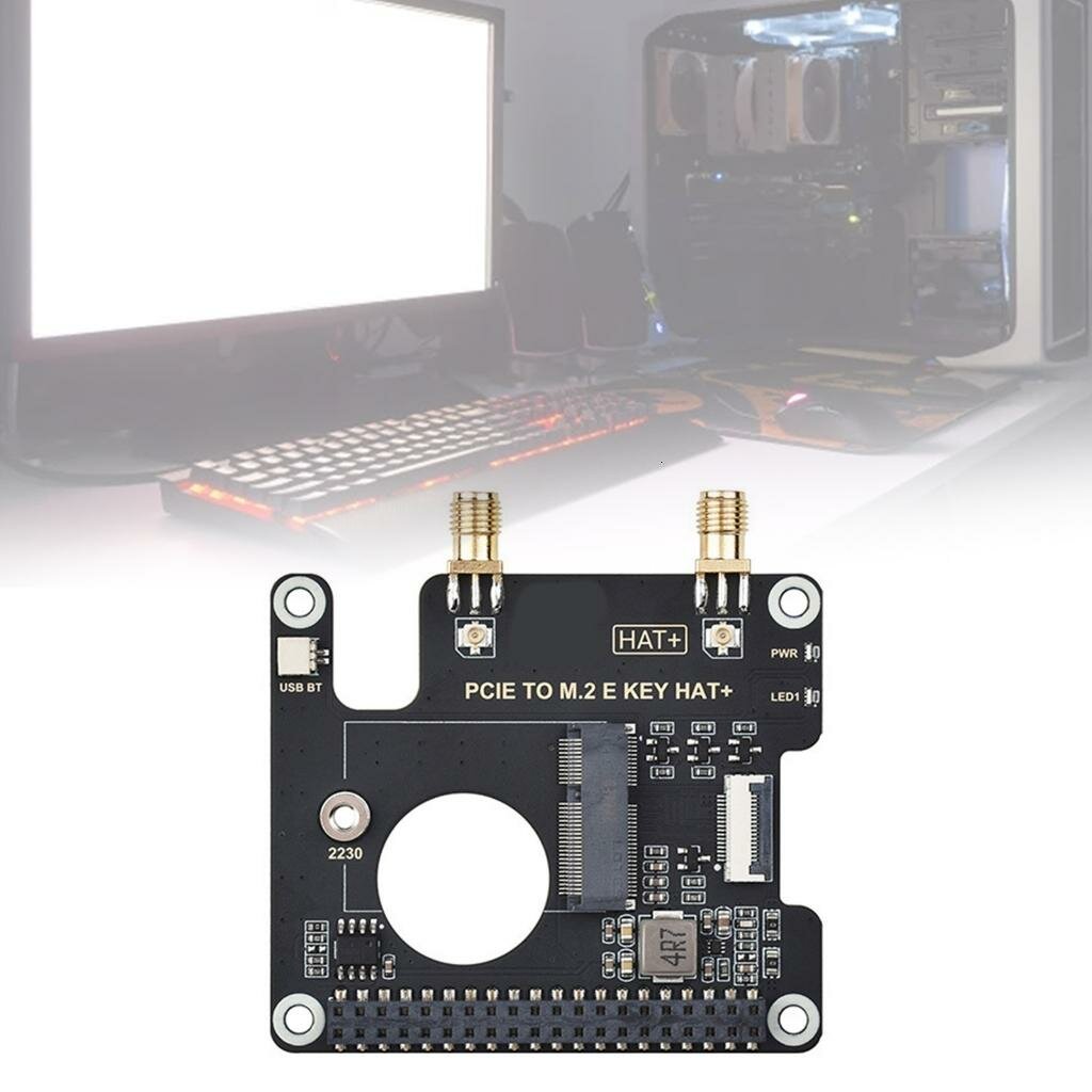 Адаптер PCIe–M.2 E-Key для Raspberry Pi 5 — фото 1