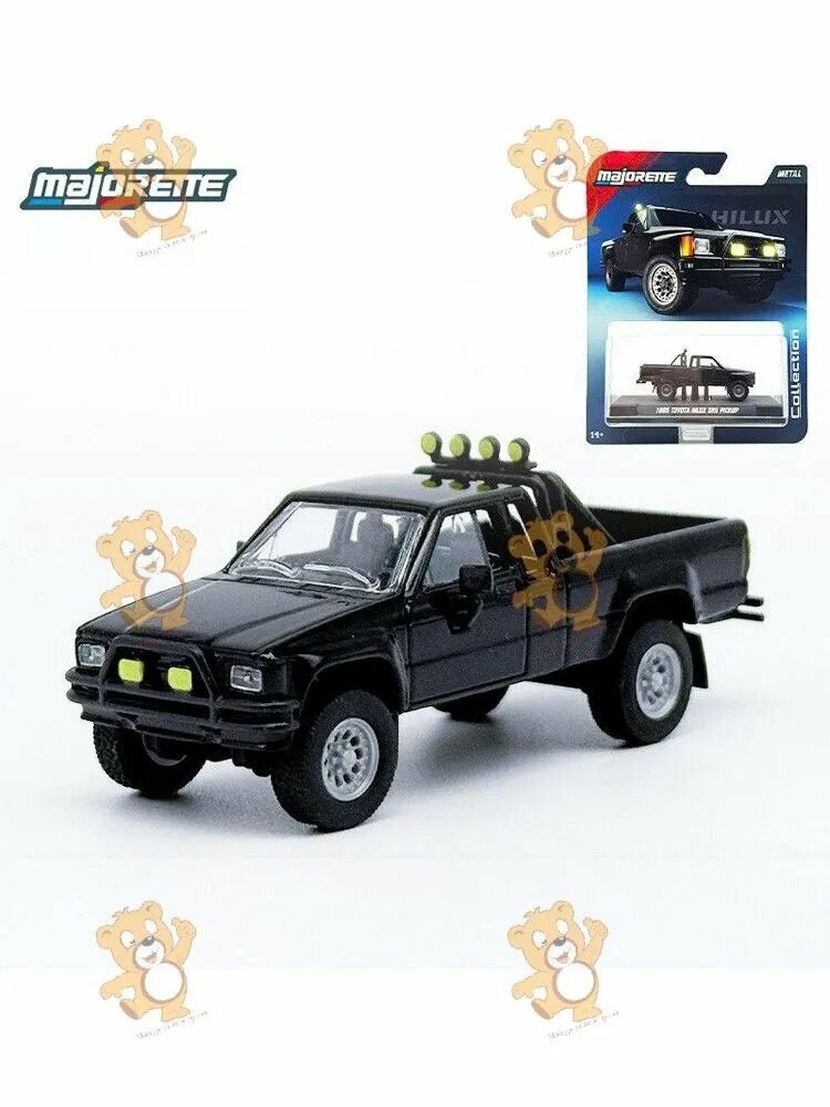 Машинка Majorette 1985 Toyota Hilux SR5 Pickup Truck Diecast Model Car