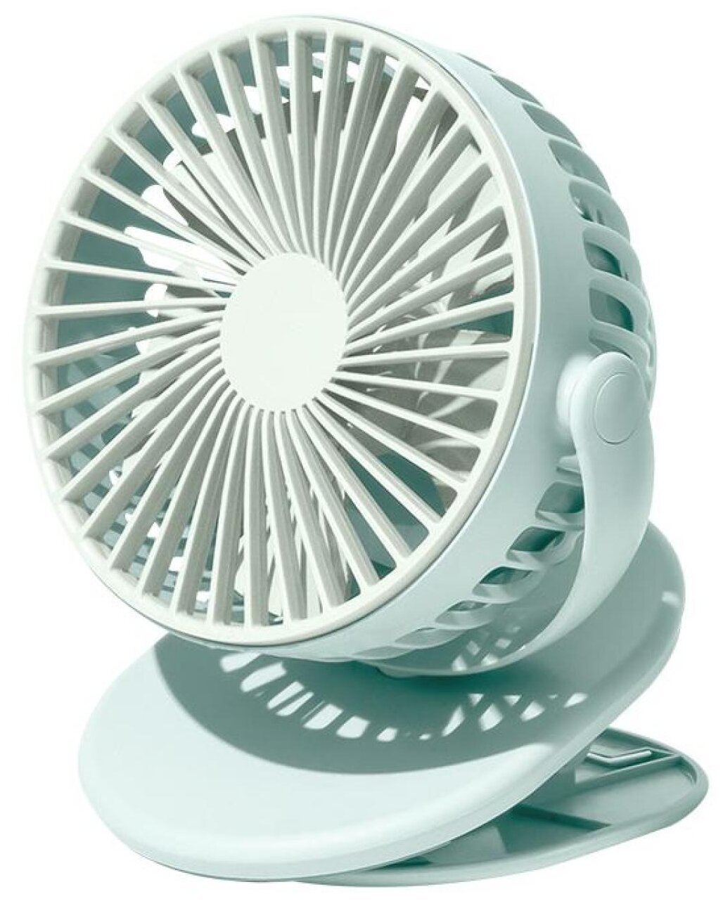 Портативный вентилятор на клипсе Xiaomi (Mi) SOLOVE clip electric fan 2000mAh 3 Speed Type-C (F3 Green) светло - зеленый