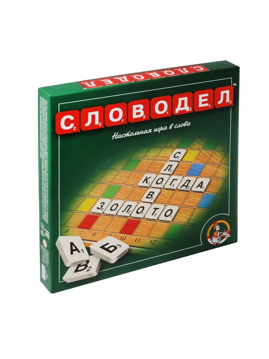 Игра настольная "Словодел" (зеленый)