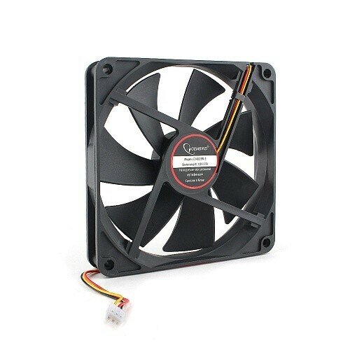 Gembird Вентилятор 140x140x25, шарикоподшипник, 3 pin, провод 40 см (D14025BM-3)