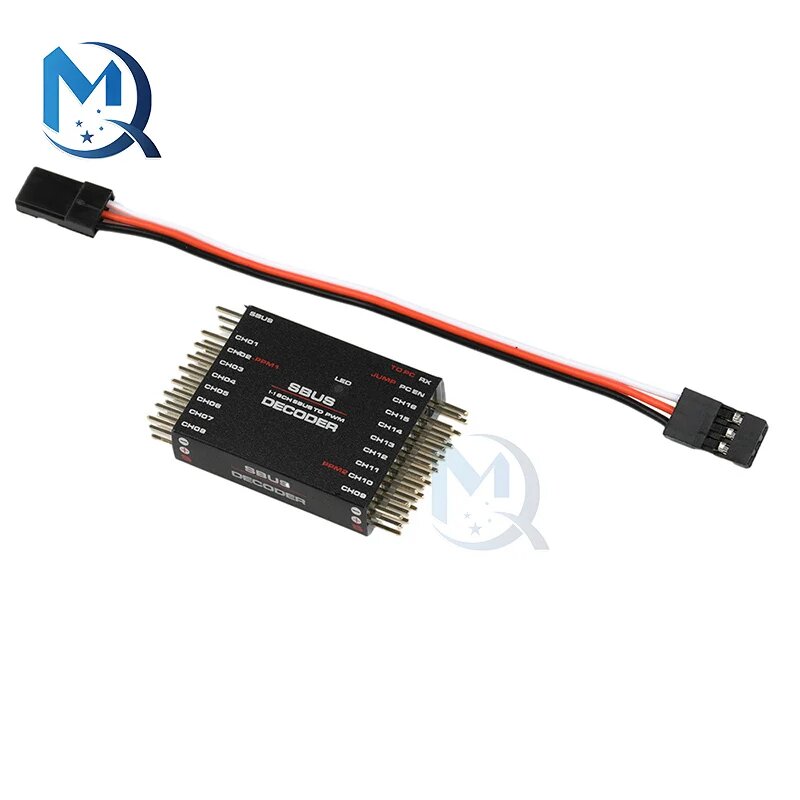 Ziqqucu SBUS 16-канальный ШИМ-конвертер SBUS TO PWM/PPM DECODER