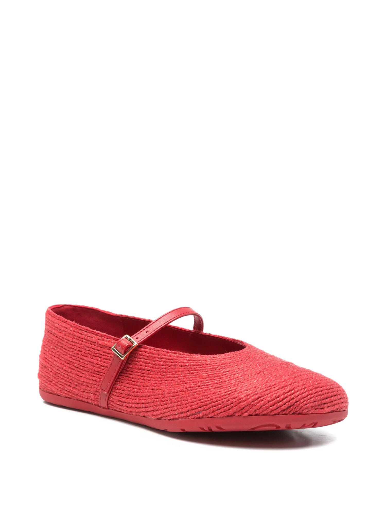 Балетки Paloma Barcelo Raffia ballet flats, размер 39, красный — фото 1