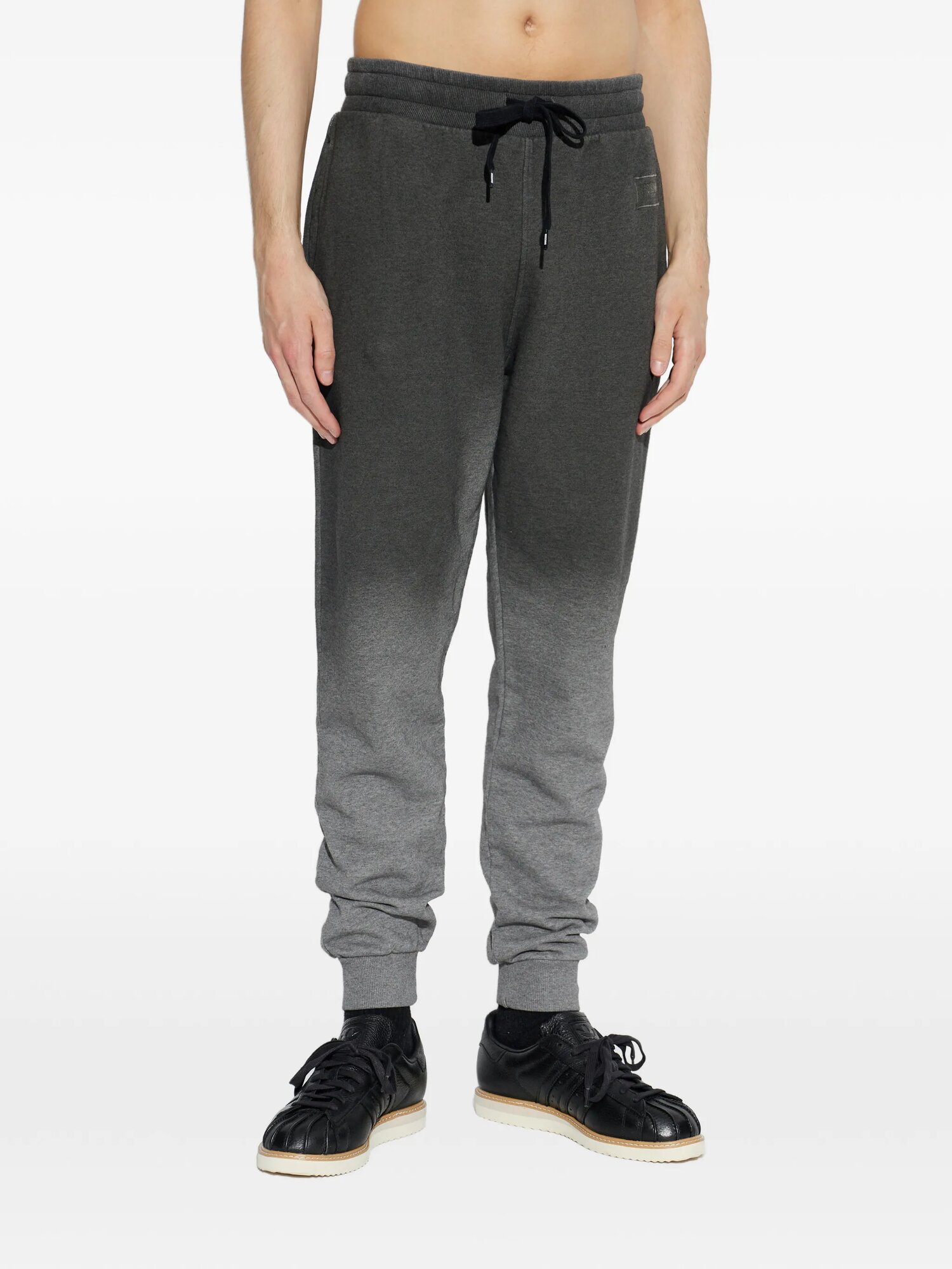 Брюки MOSCHINO Ombré logo track pants, размер 2XL, grey — фото 1