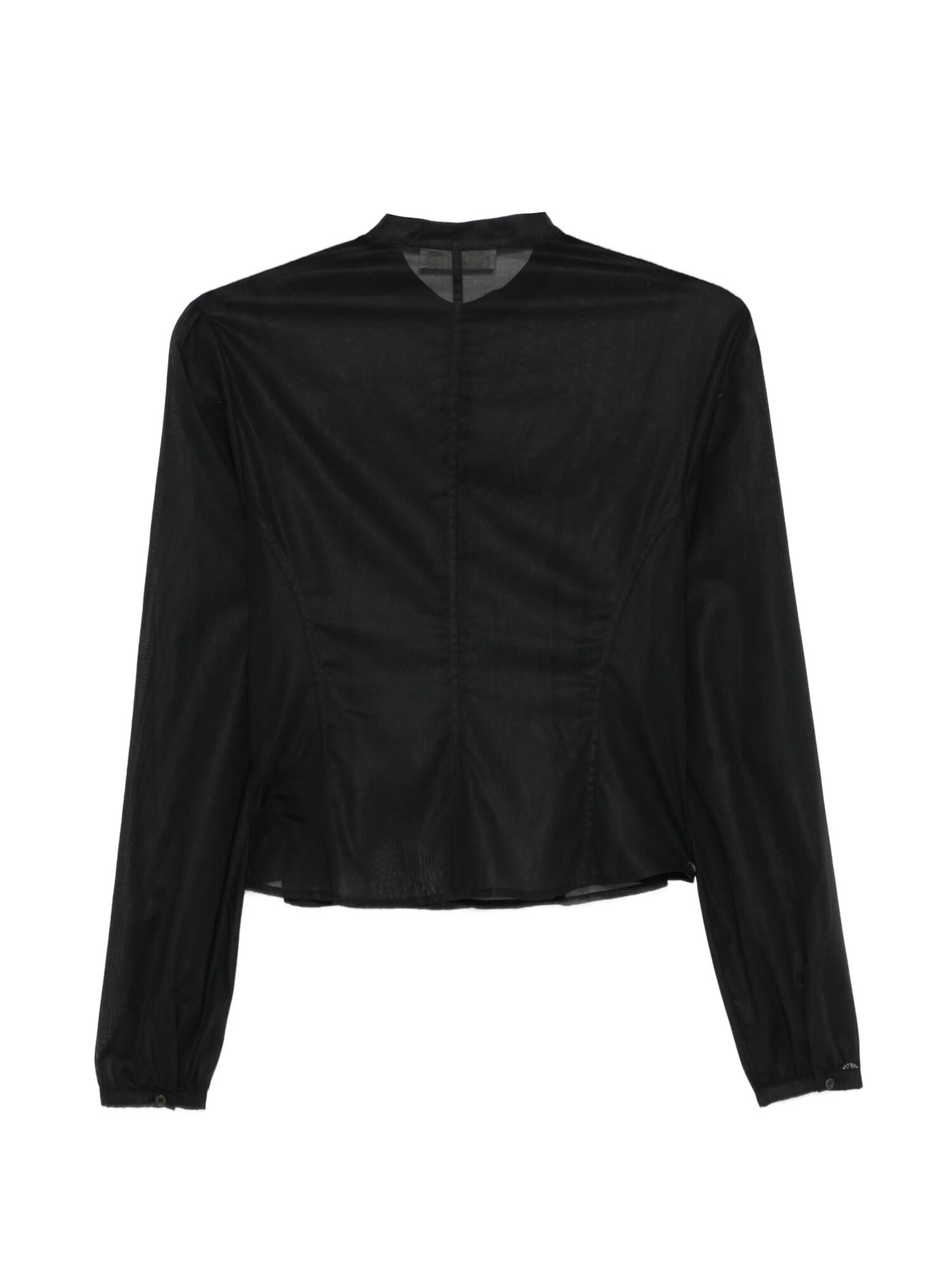 Блуза AMOMENTO Long-sleeves blouse, размер 42, black / black — фото 1