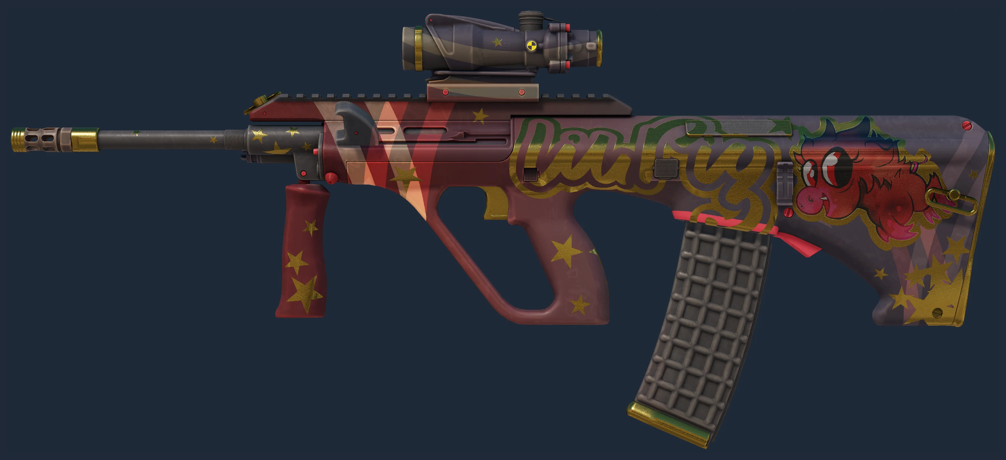 AUG | Хрюшка (Закалённое в боях) Скины CS2 с быстрой автовыдачей steam trade