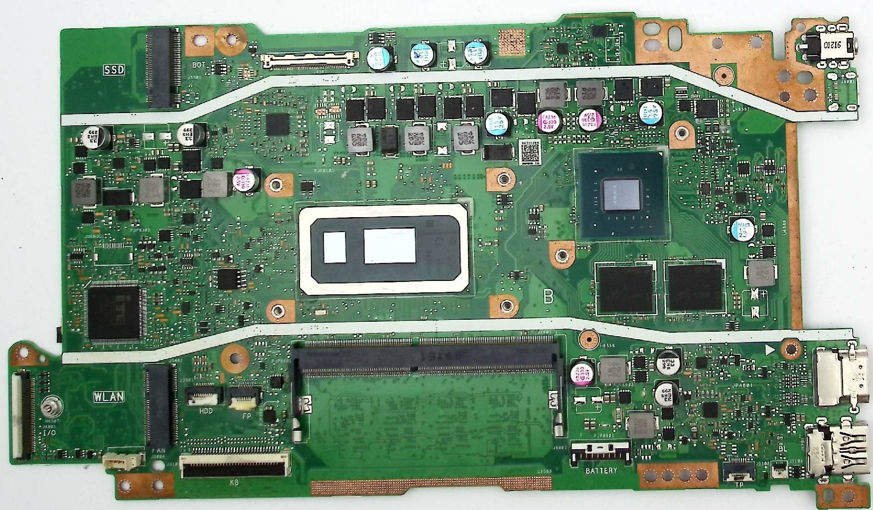 Материнская плата ASUS X409 донор процессора i5-8265U, видеочипа N17S-G2-A1 (041873)