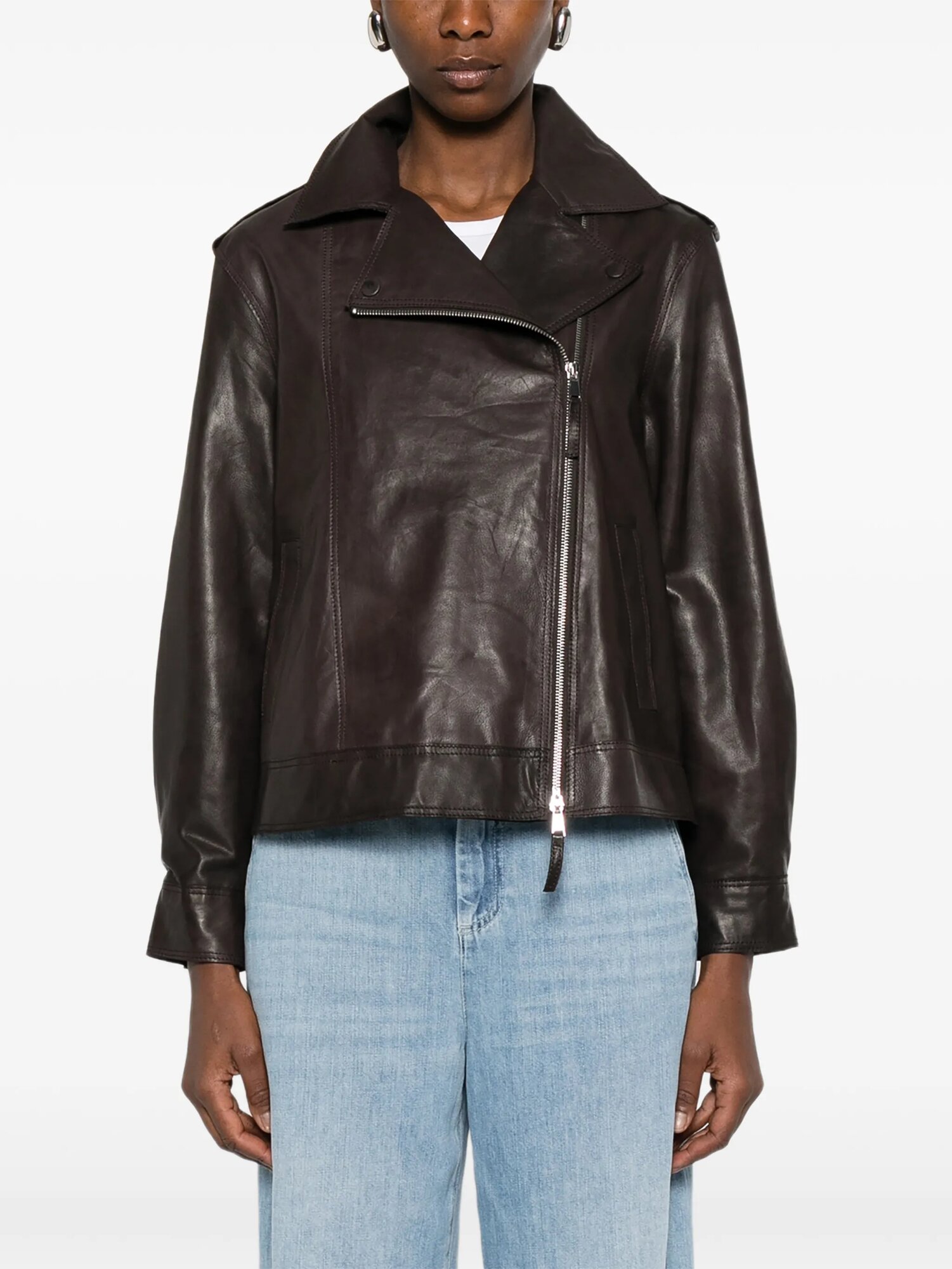Куртка LEATHER AUTHORITY Chardonnay, размер 44, brown — фото 1