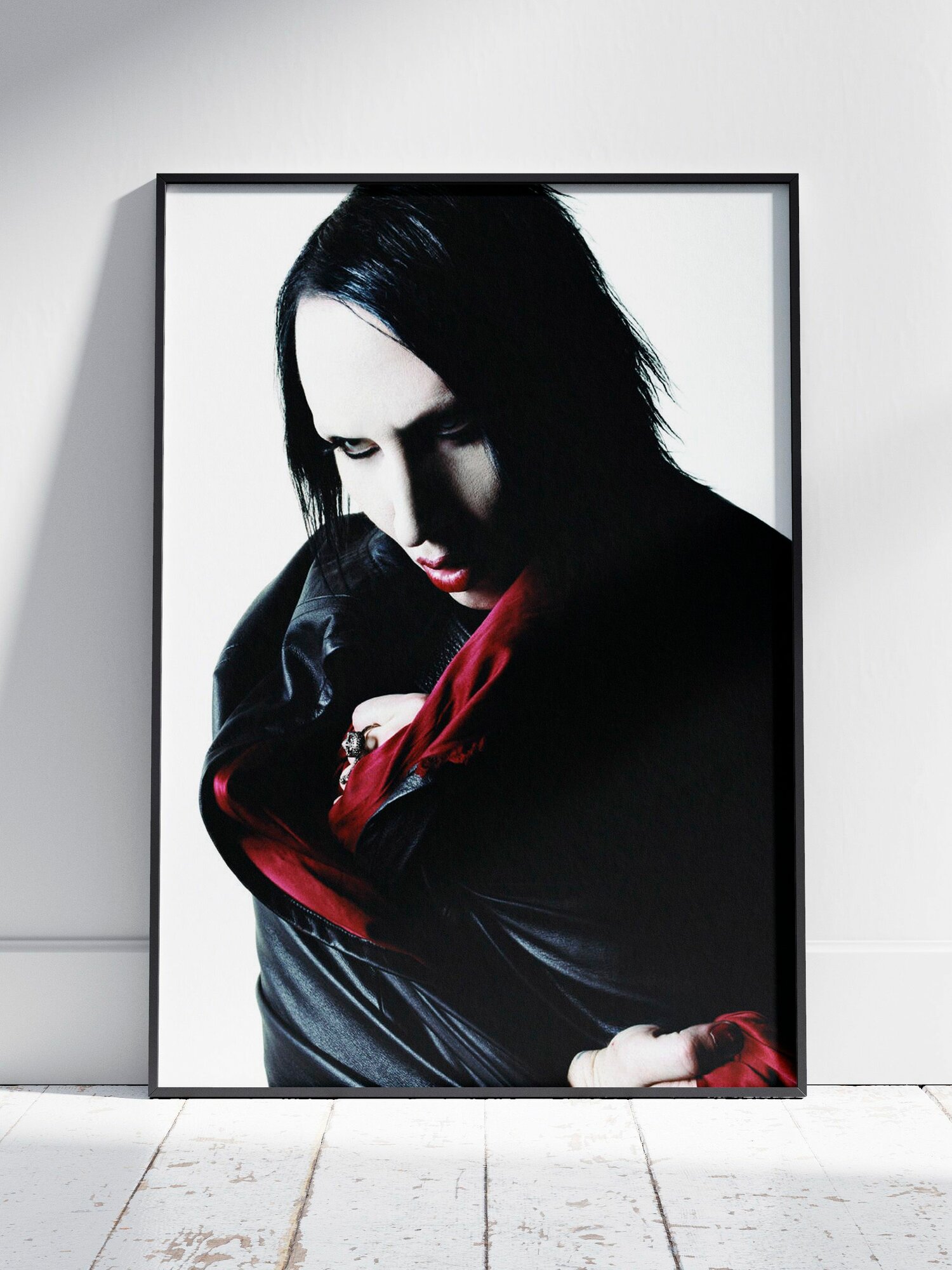 Плакат на стену для интерьера Мэрилин Мэнсон (Marilyn Manson 2) - Постер по музыке и артисту формата A4 (21x30 см)
