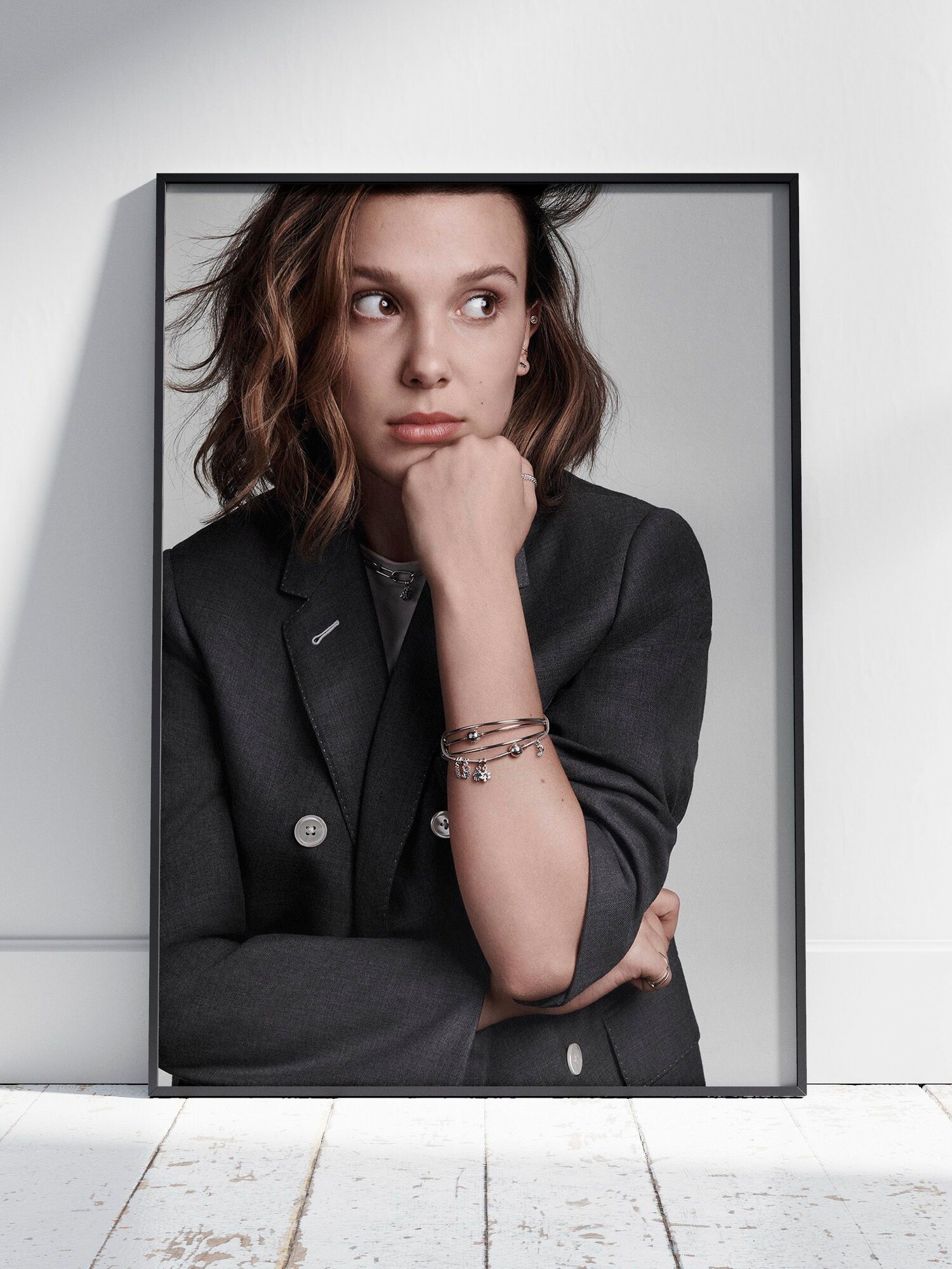 Плакат на стену для интерьера Милли Бобби Браун (Millie Bobby Brown 14) - Постер по актеру фильма, кино, сериала формата A4 (21x30 см)