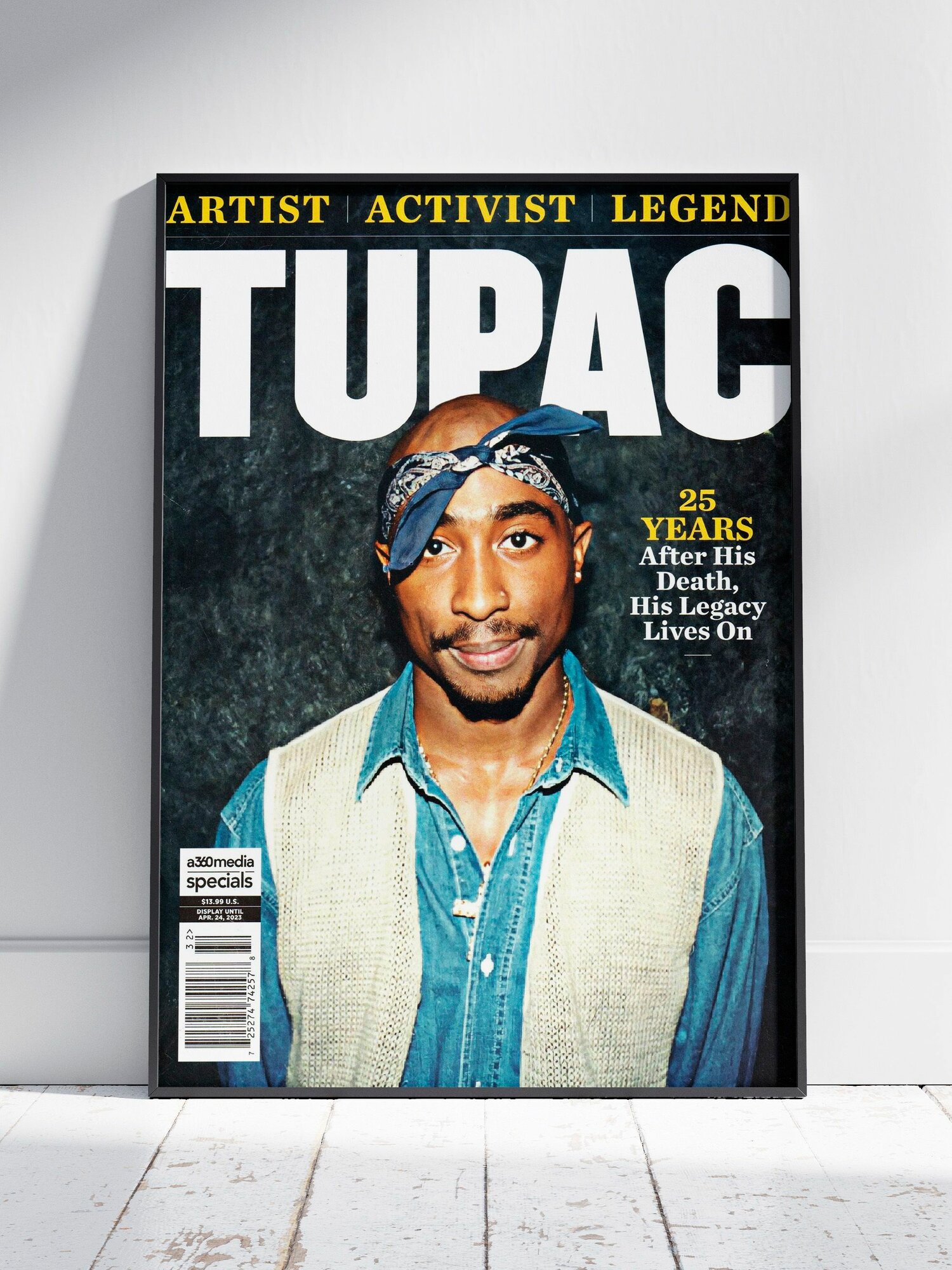 Плакат на стену для интерьера Тупак Шакур (Tupac - 2pac 7) - Постер по музыке и артисту формата A4 (21x30 см)