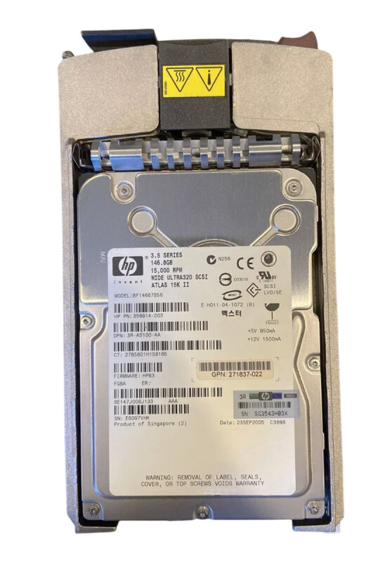 Жесткий диск HP 356914-003 146,8Gb U320SCSI 3.5" HDD