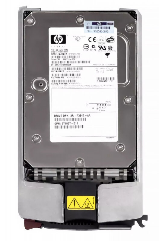 Жесткий диск HP 9U8006-038 72,8Gb U320SCSI 3.5" HDD