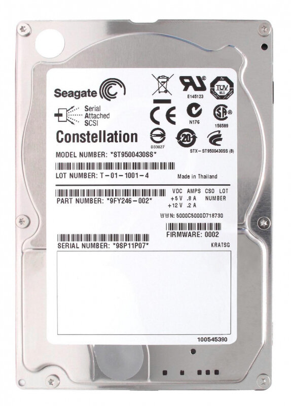 Жесткий диск Seagate ST9500430SS 500Gb SAS 2,5" HDD