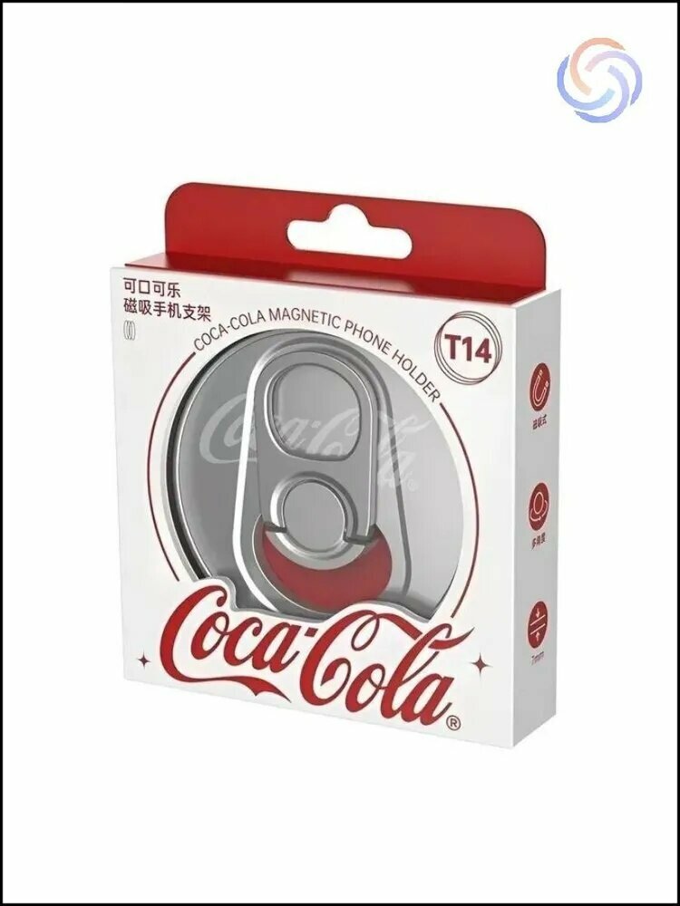 Эксклюзивный магнитный крепеж T14 для гаджетов от бренда Coca Cola премиум класса