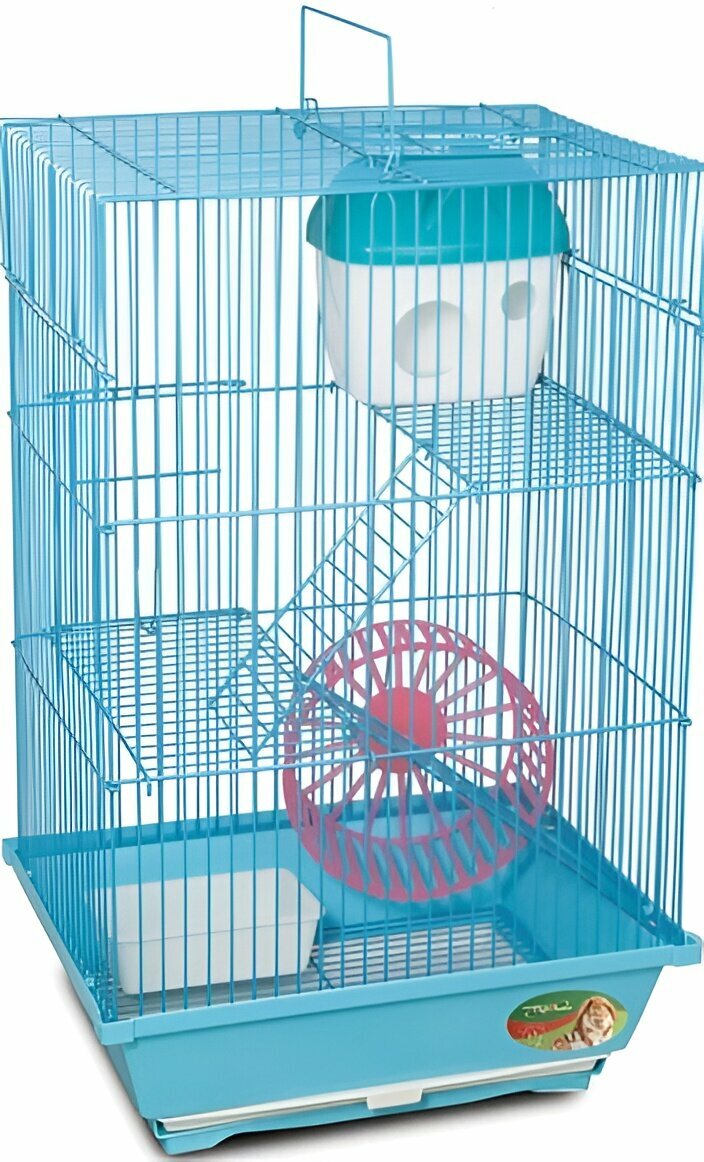 Triol 2203 клетка эмалированная для грызунов 23 x 30 x 47 см.