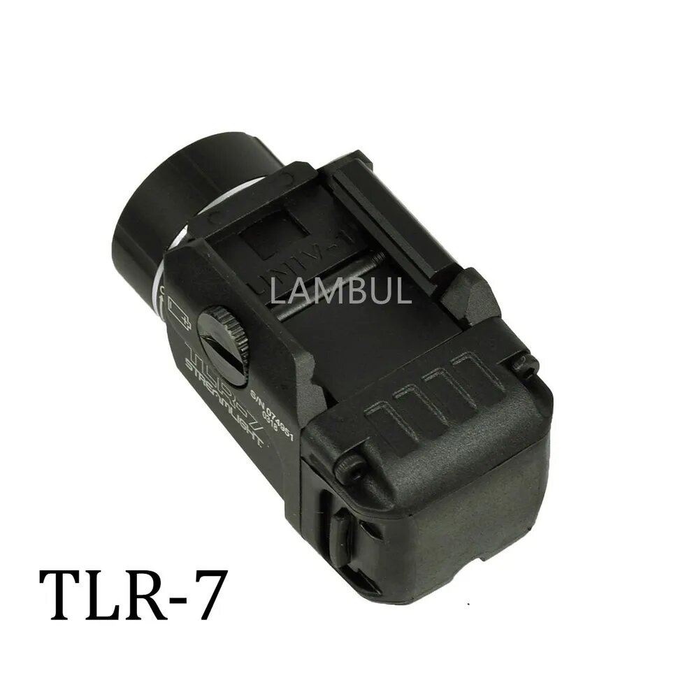 Тактический фонарь TLR-7, стробоскопический, Ручной (универсальный), Черный, алюминий — фото 1