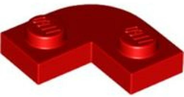 Деталь Lego 79491 Plate, Round Corner 2 x 2 with 1 x 1 Cutout